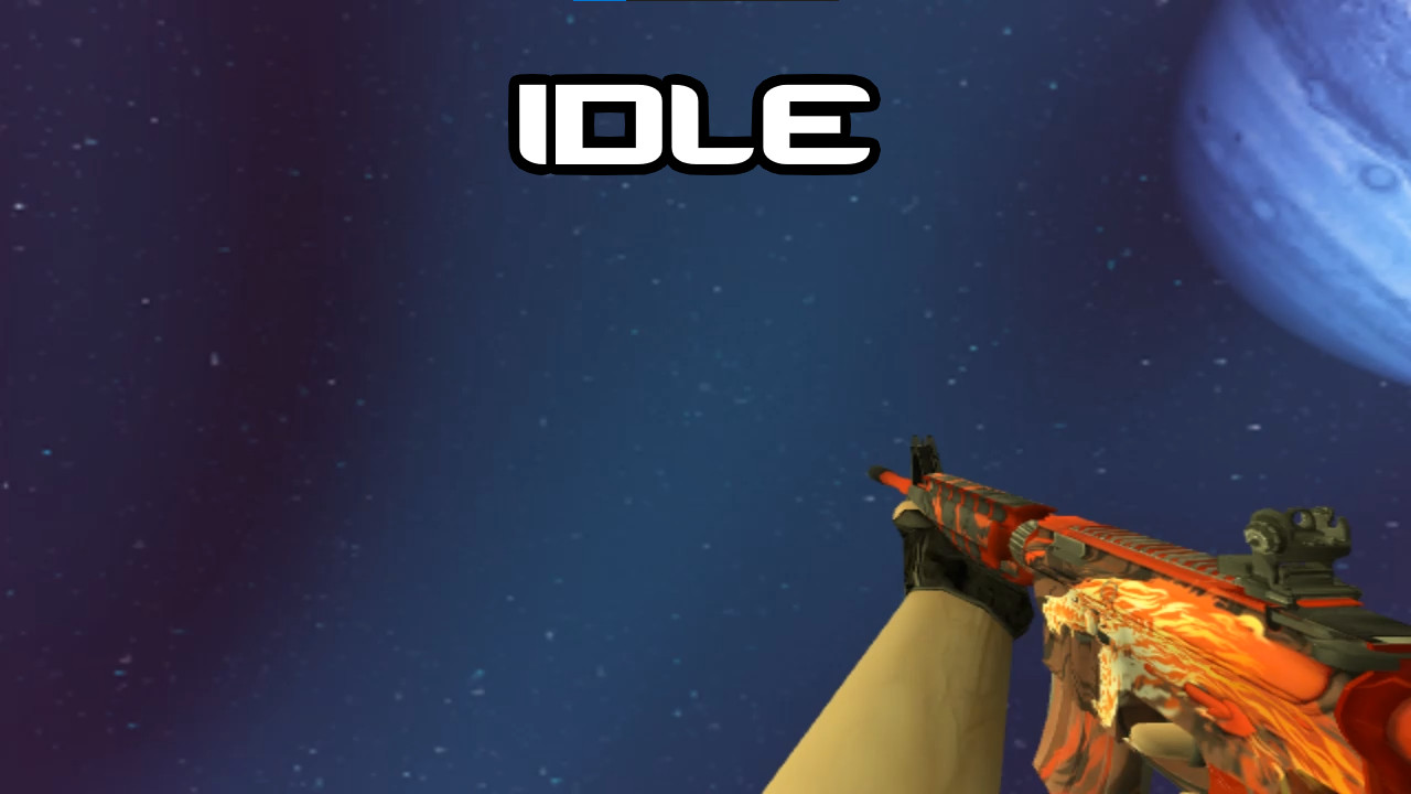 M4A4 | Howl Mod for Counter-Strike 1.6 | CS1.6 Mods