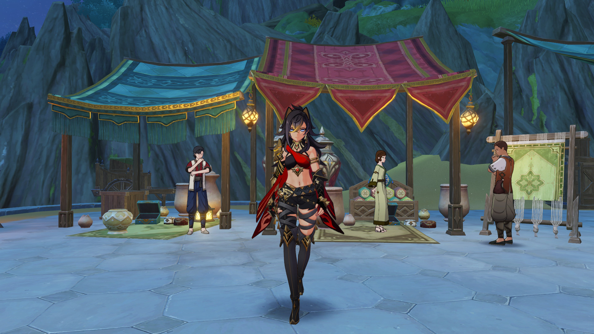 Dehya over Diluc (Expressionless) Mod for Genshin Impact | GI Mods