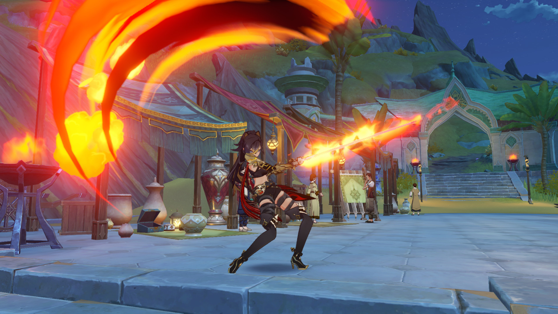 Dehya over Diluc (Expressionless) Mod for Genshin Impact | GI Mods