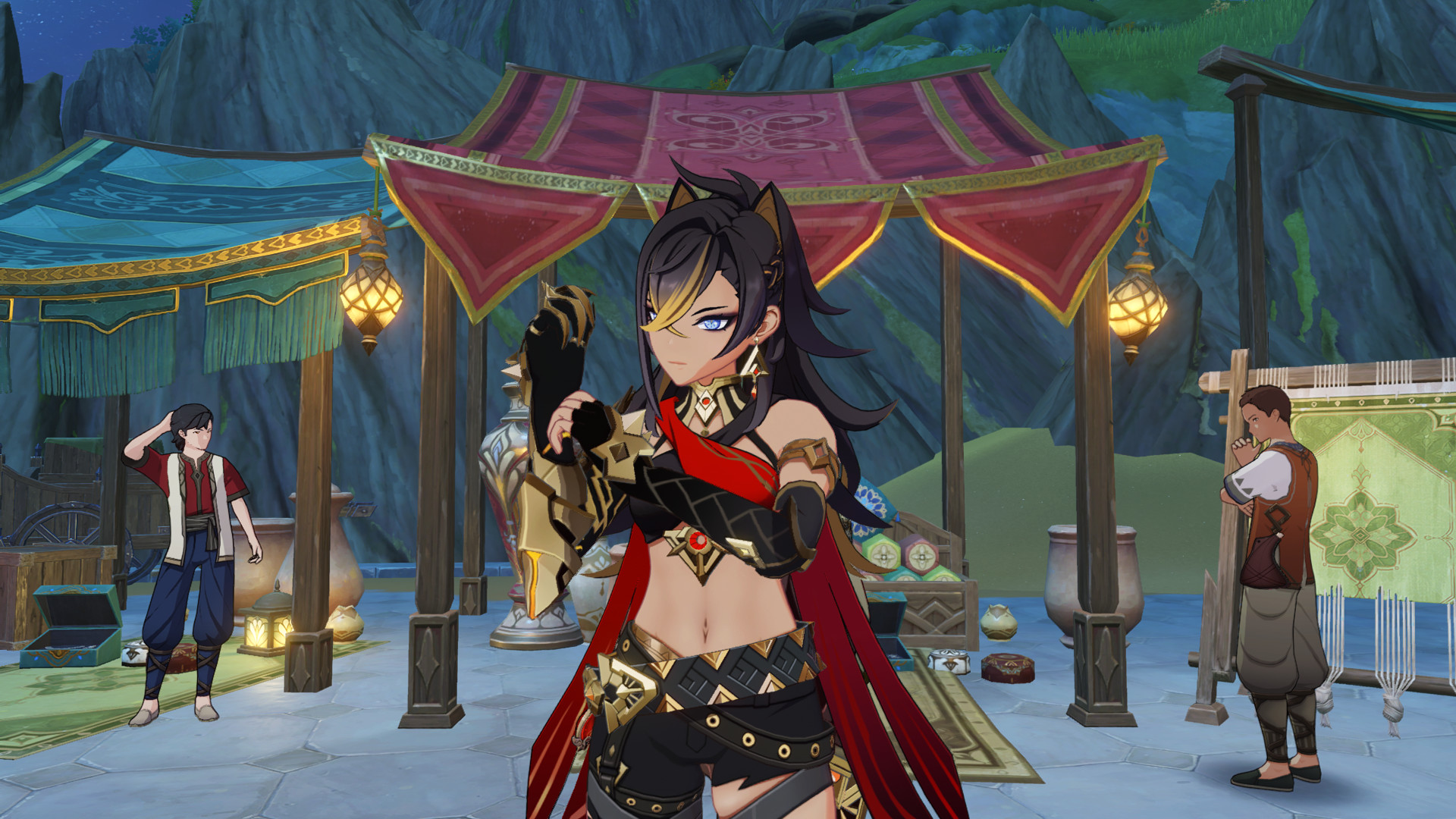 Dehya over Diluc (Expressionless) Mod for Genshin Impact | GI Mods