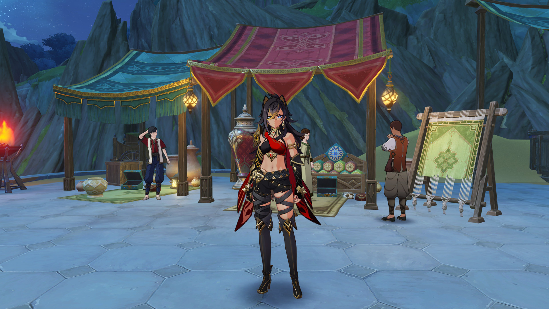 Dehya over Diluc (Expressionless) Mod for Genshin Impact | GI Mods