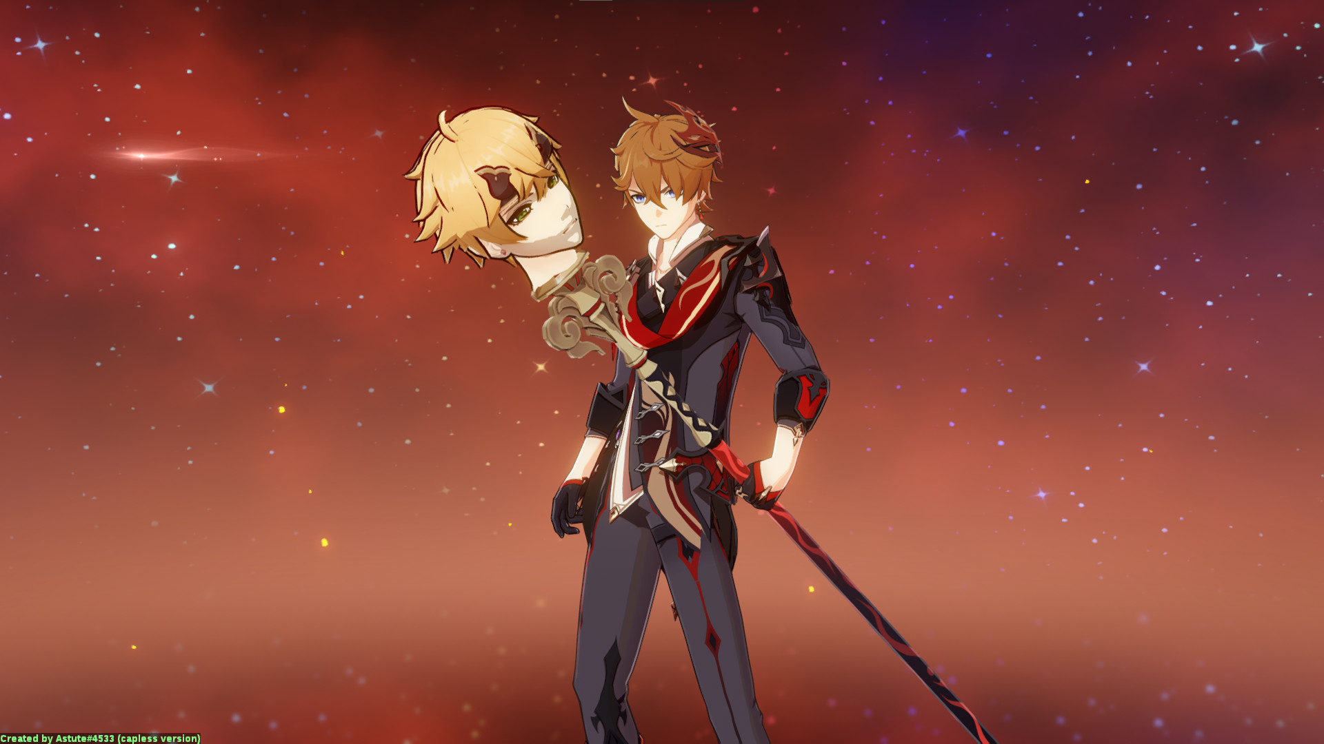 Delusion Childe over Thoma 4K toggle Mod for Genshin Impact | GI Mods