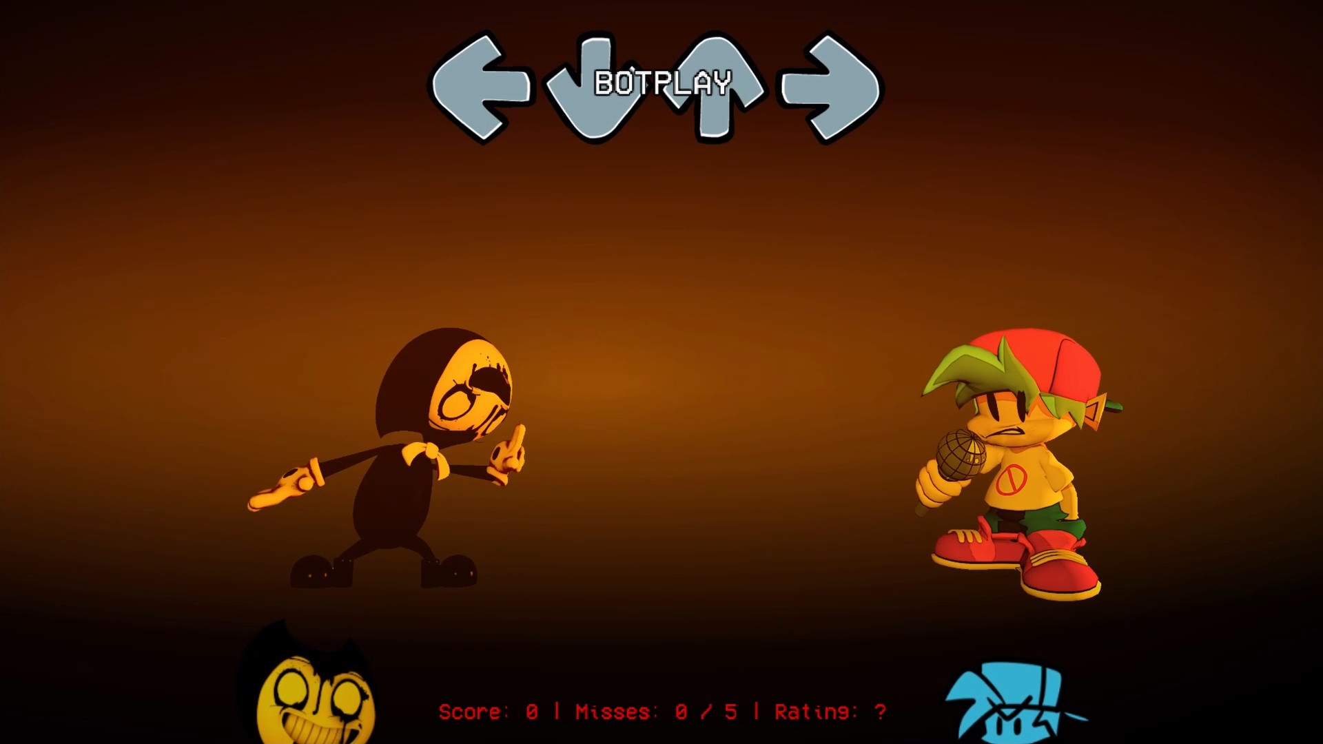 Defeat but The Ink Demon Sings it Mod for Friday Night Funkin' | FNF Mods