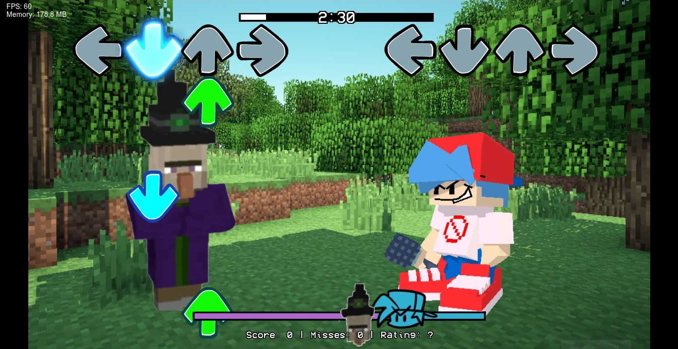 Vs. Minecraft Witch Mod for Friday Night Funkin' | FNF Mods