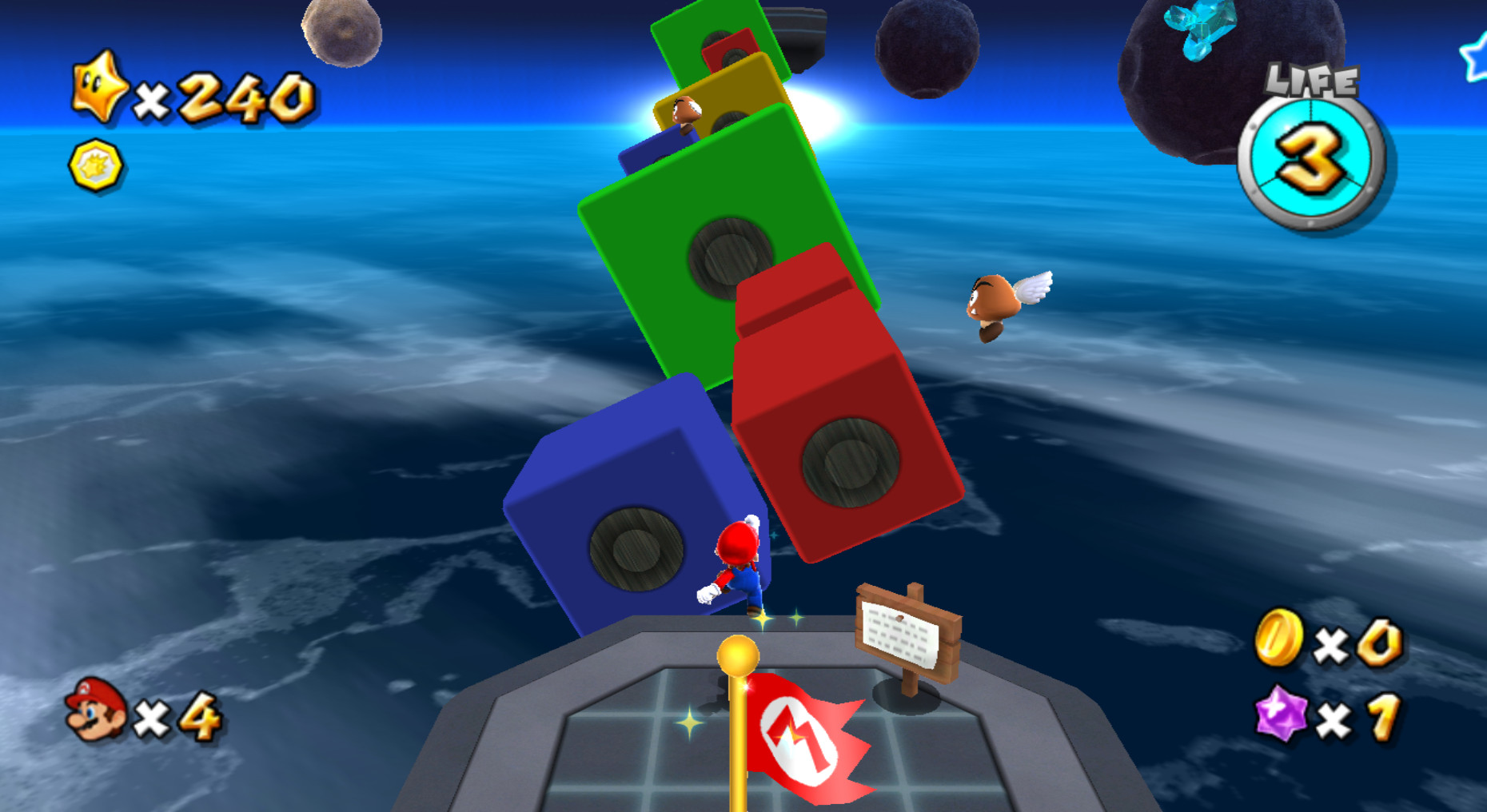 Spinning Cosmos Galaxy - SMG2 Custom Level Mod for Super Mario Galaxy 2 ...