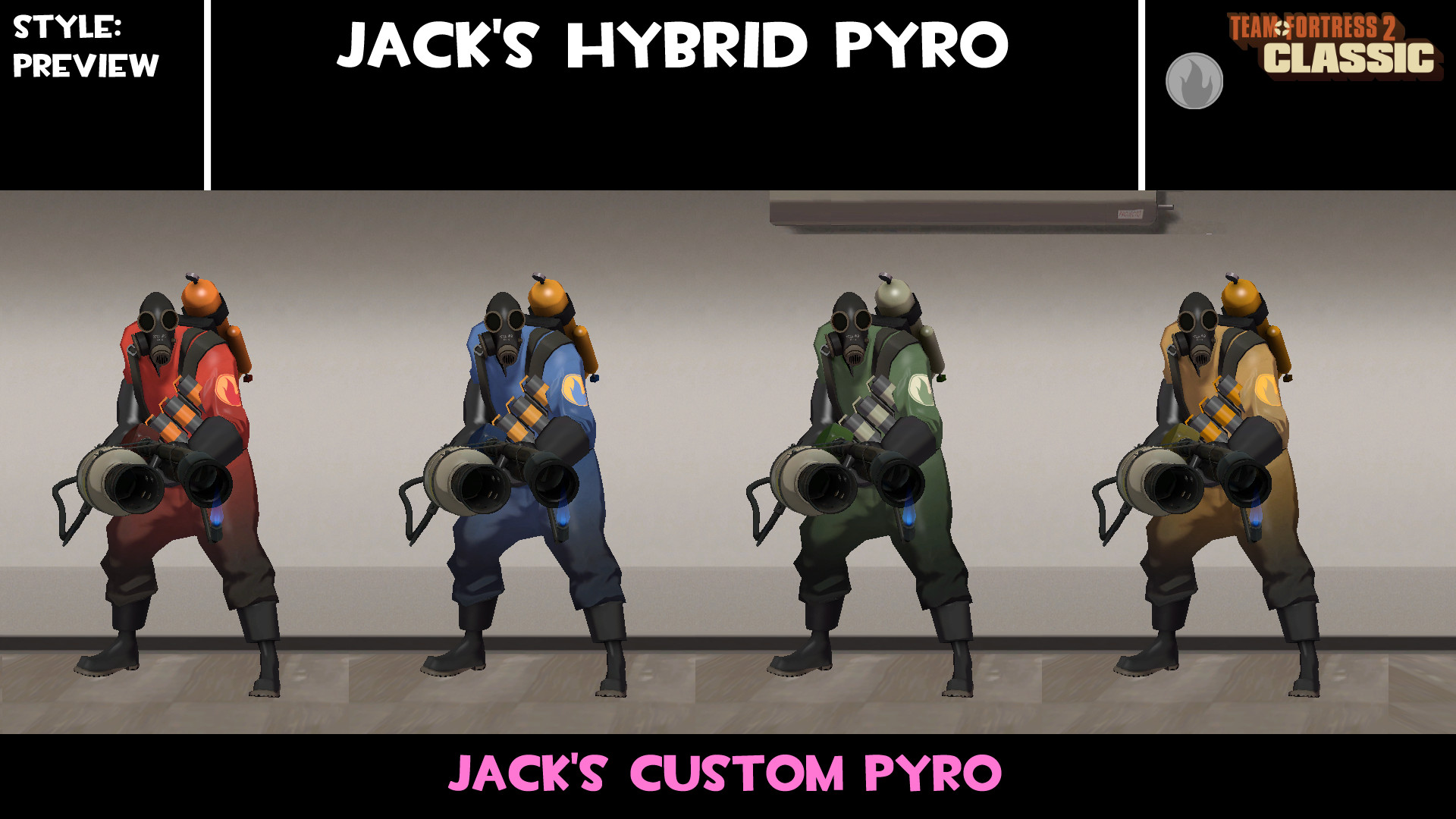 Jack's Hybrid Pyro Mod for Team Fortress 2 Classic | TF2Classic Mods