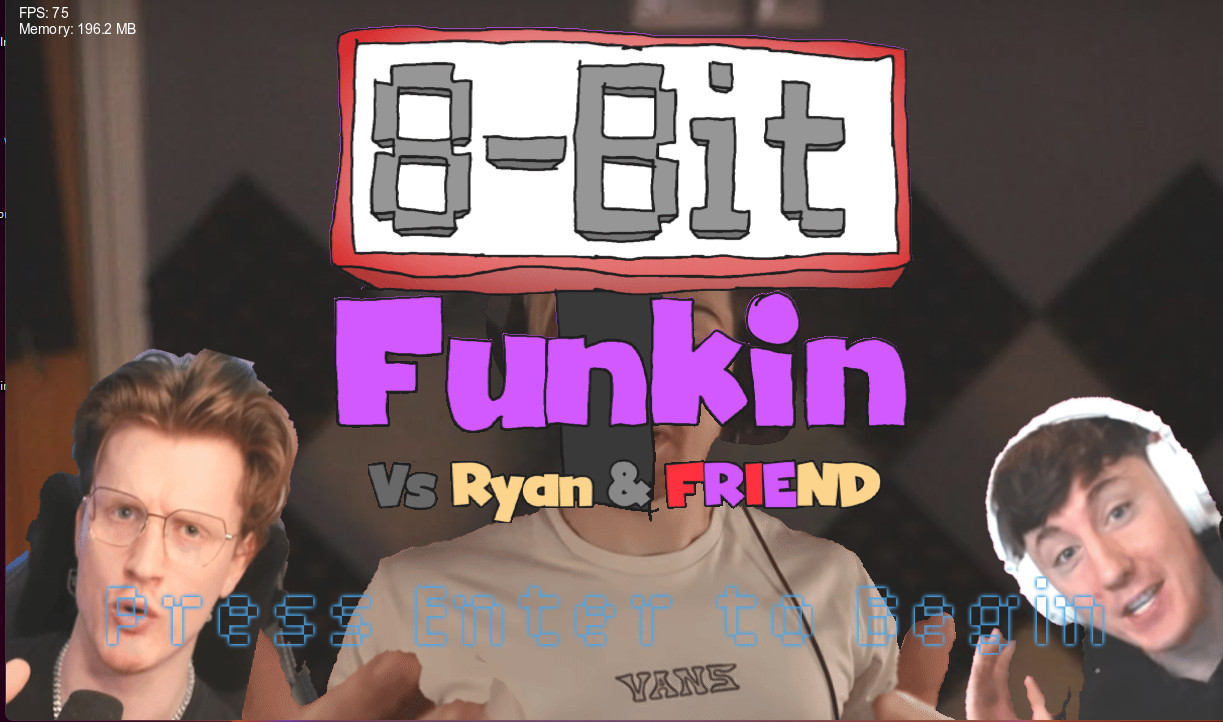 8-Bit Funkin v2 (vs ryan and friends) Mod for Friday Night Funkin ...