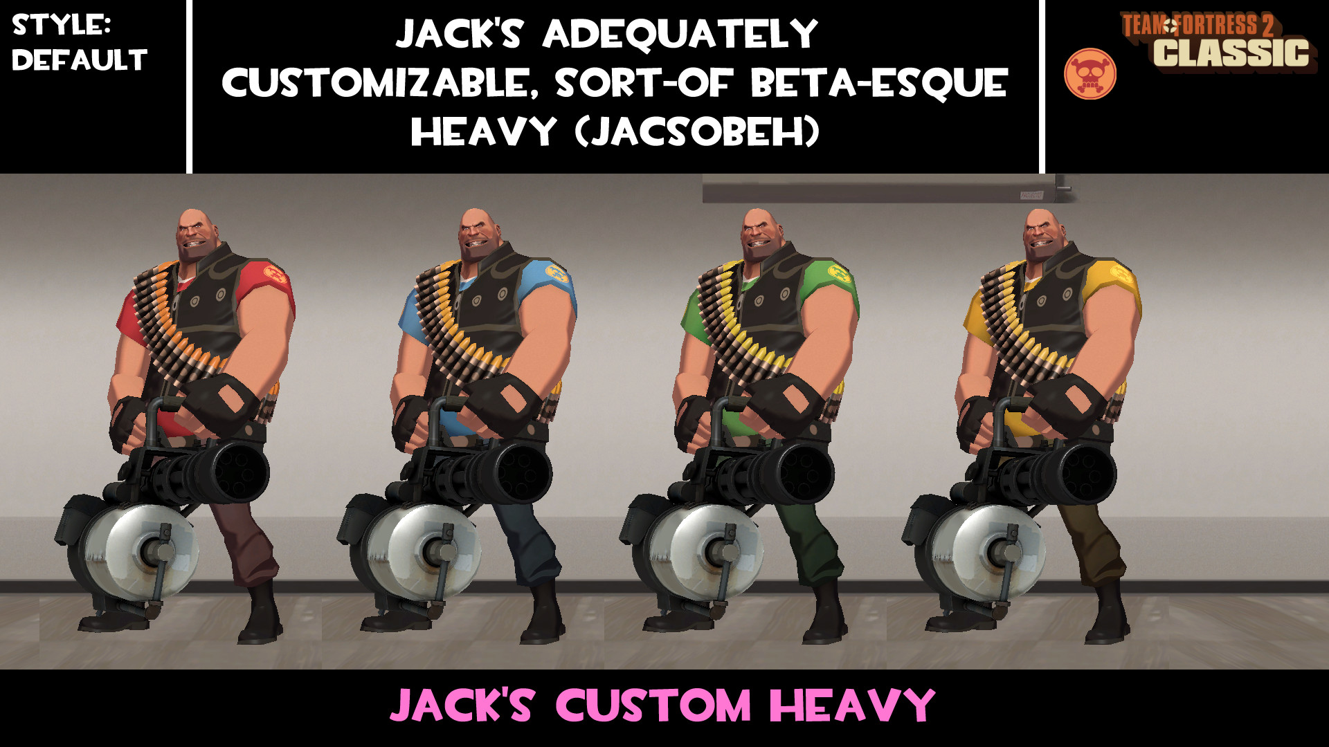 Jack's Custom Heavy Mod for Team Fortress 2 Classic | TF2Classic Mods
