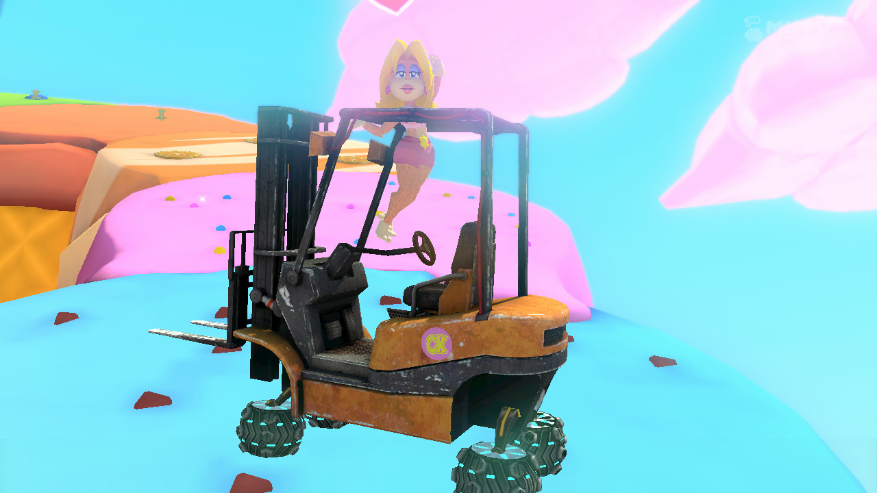 Candy Kong over Isabelle/Peach PORT Mod for Mario Kart 8 | MK8 Mods