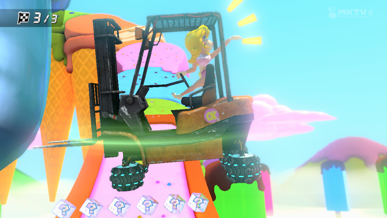 Candy Kong over Isabelle/Peach PORT Mod for Mario Kart 8 | MK8 Mods