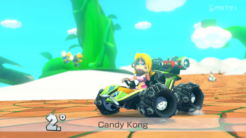 Candy Kong over Isabelle/Peach PORT Mod for Mario Kart 8 | MK8 Mods