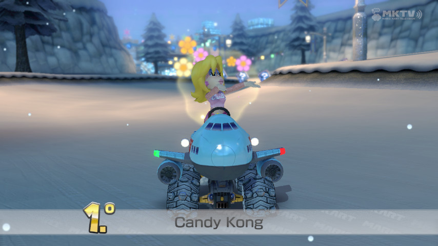 Candy Kong over Isabelle/Peach PORT Mod for Mario Kart 8 | MK8 Mods