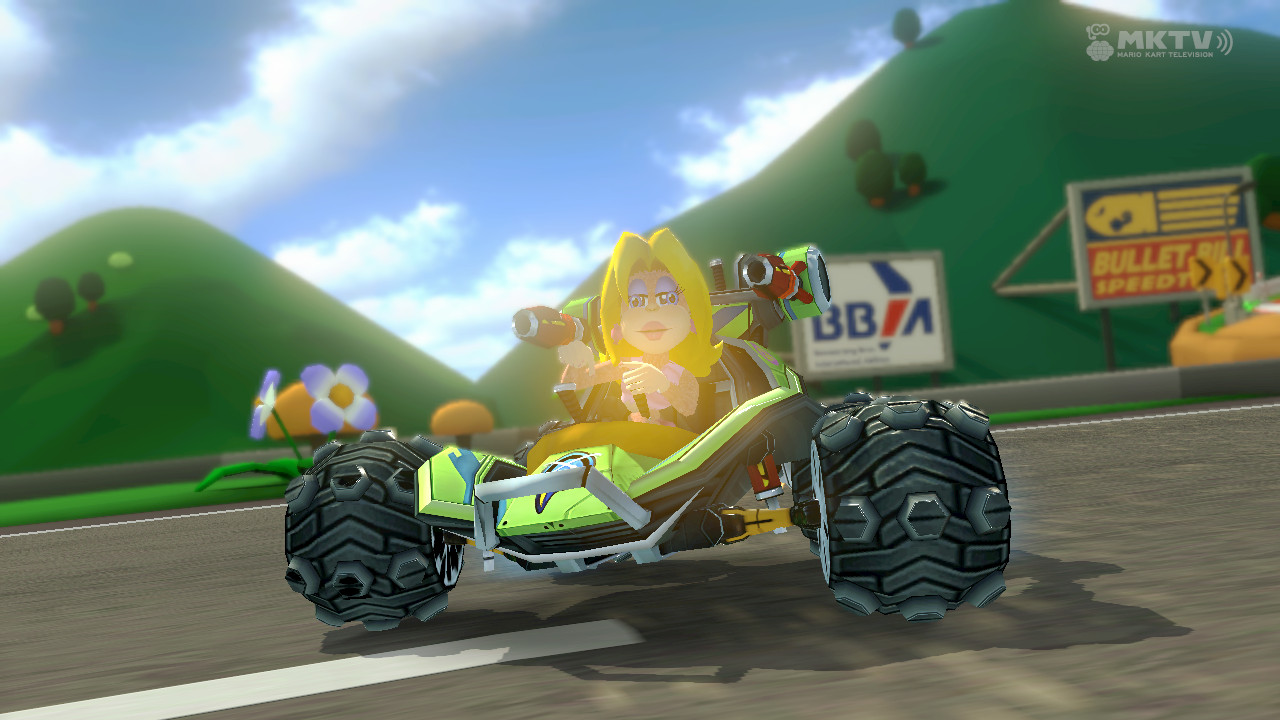 Candy Kong over Isabelle/Peach PORT Mod for Mario Kart 8 | MK8 Mods