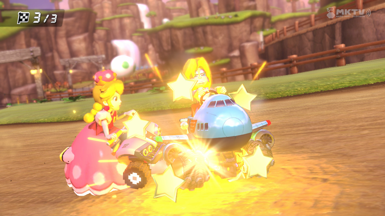 Candy Kong over Isabelle/Peach PORT Mod for Mario Kart 8 | MK8 Mods