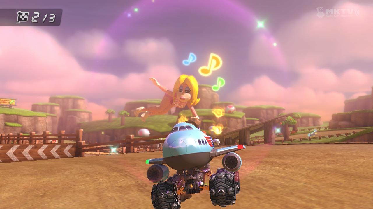 Candy Kong over Isabelle/Peach PORT Mod for Mario Kart 8 | MK8 Mods