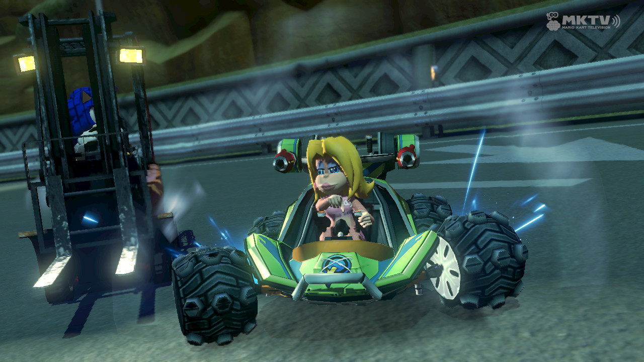 Candy Kong over Isabelle/Peach PORT Mod for Mario Kart 8 | MK8 Mods