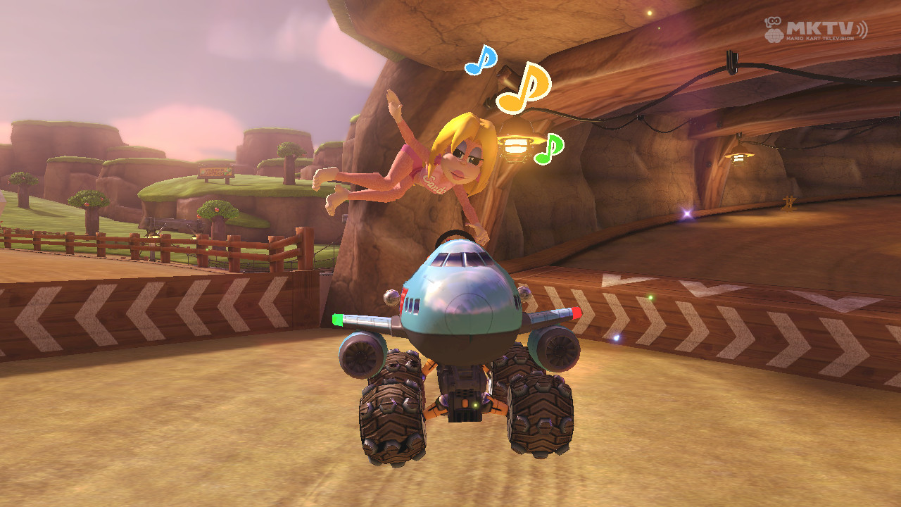 Candy Kong over Isabelle/Peach PORT Mod for Mario Kart 8 | MK8 Mods