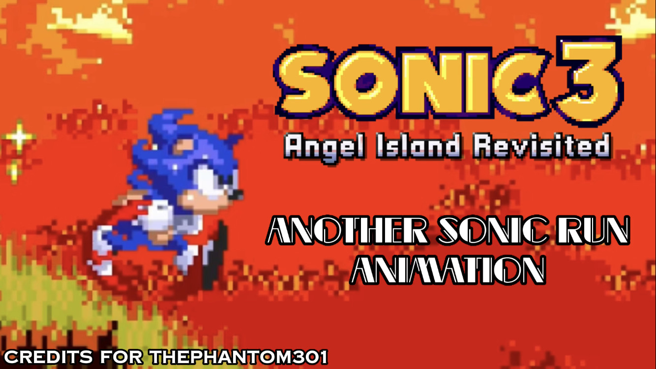 Another Sonic Run Animation Mod for Sonic 3 A.I.R. | S3AIR Mods