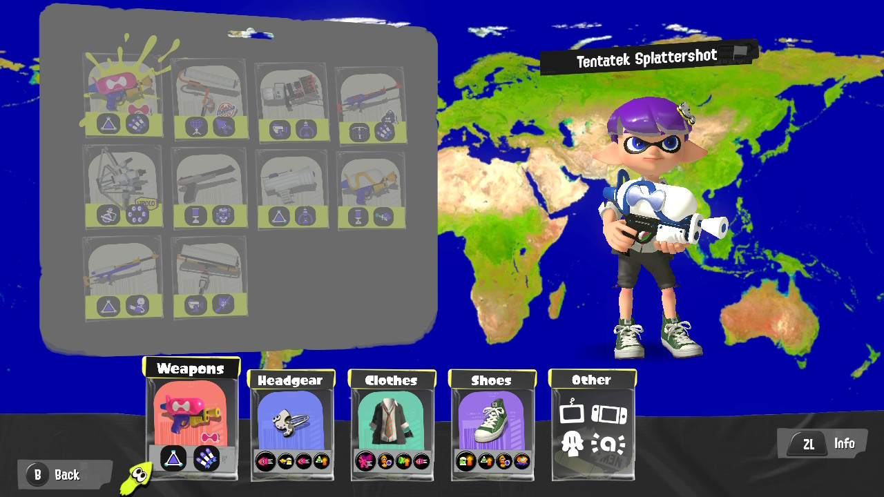 Blue Splattershot and Tentatek Splattershot Mod for Splatoon 3 ...