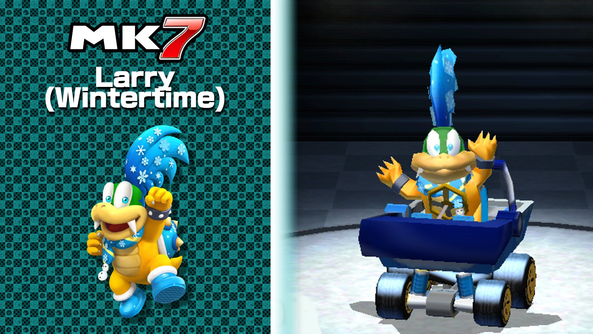 Larry (Wintertime) Mod for Mario Kart 7 | MK7 Mods
