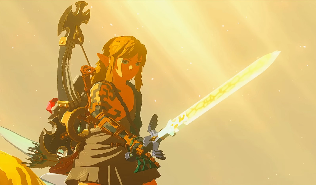 Golden Master Sword Mod for The Legend of Zelda: Tears of the Kingdom ...