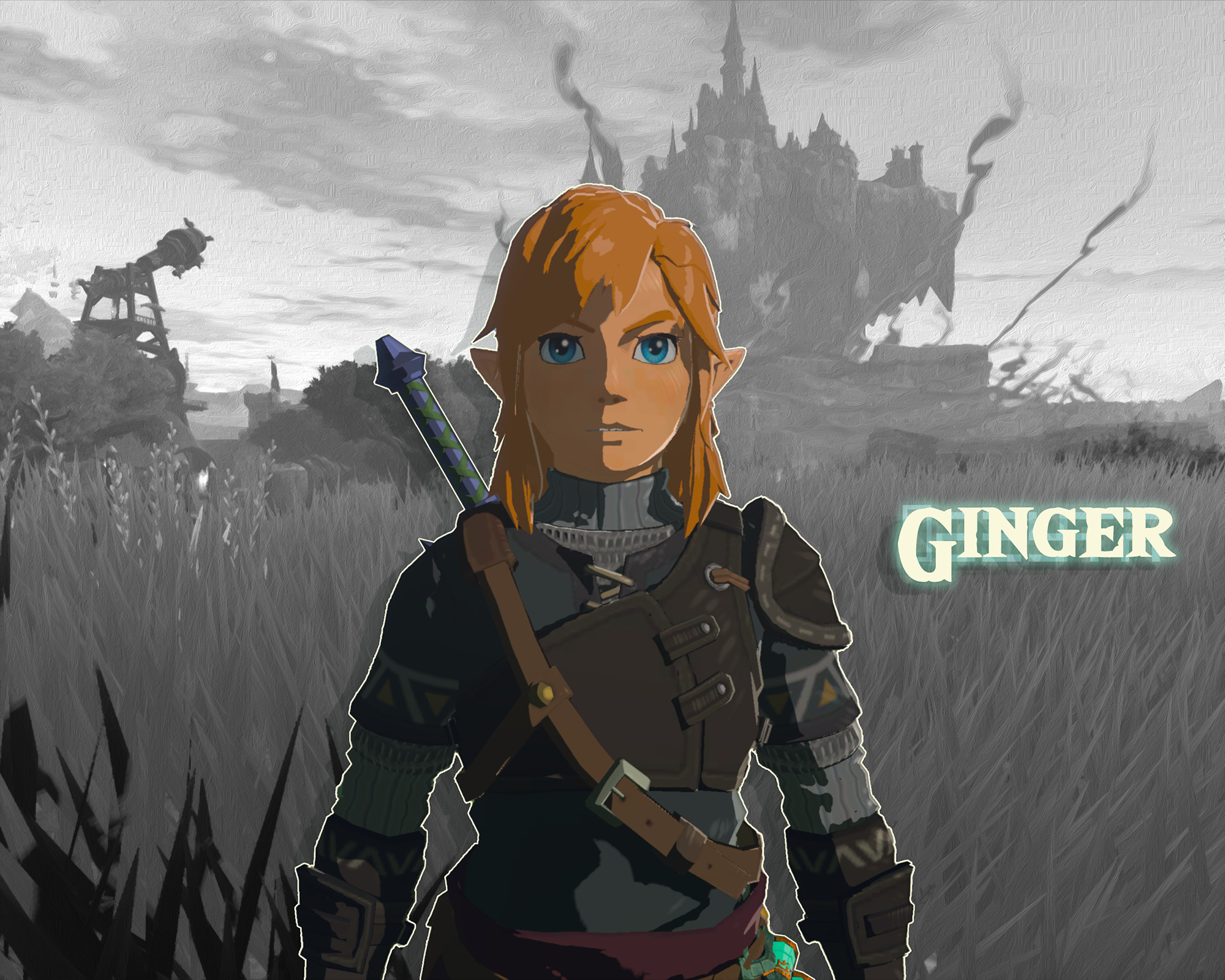 Links Natural Hair Colours Mod for The Legend of Zelda: Tears of the ...