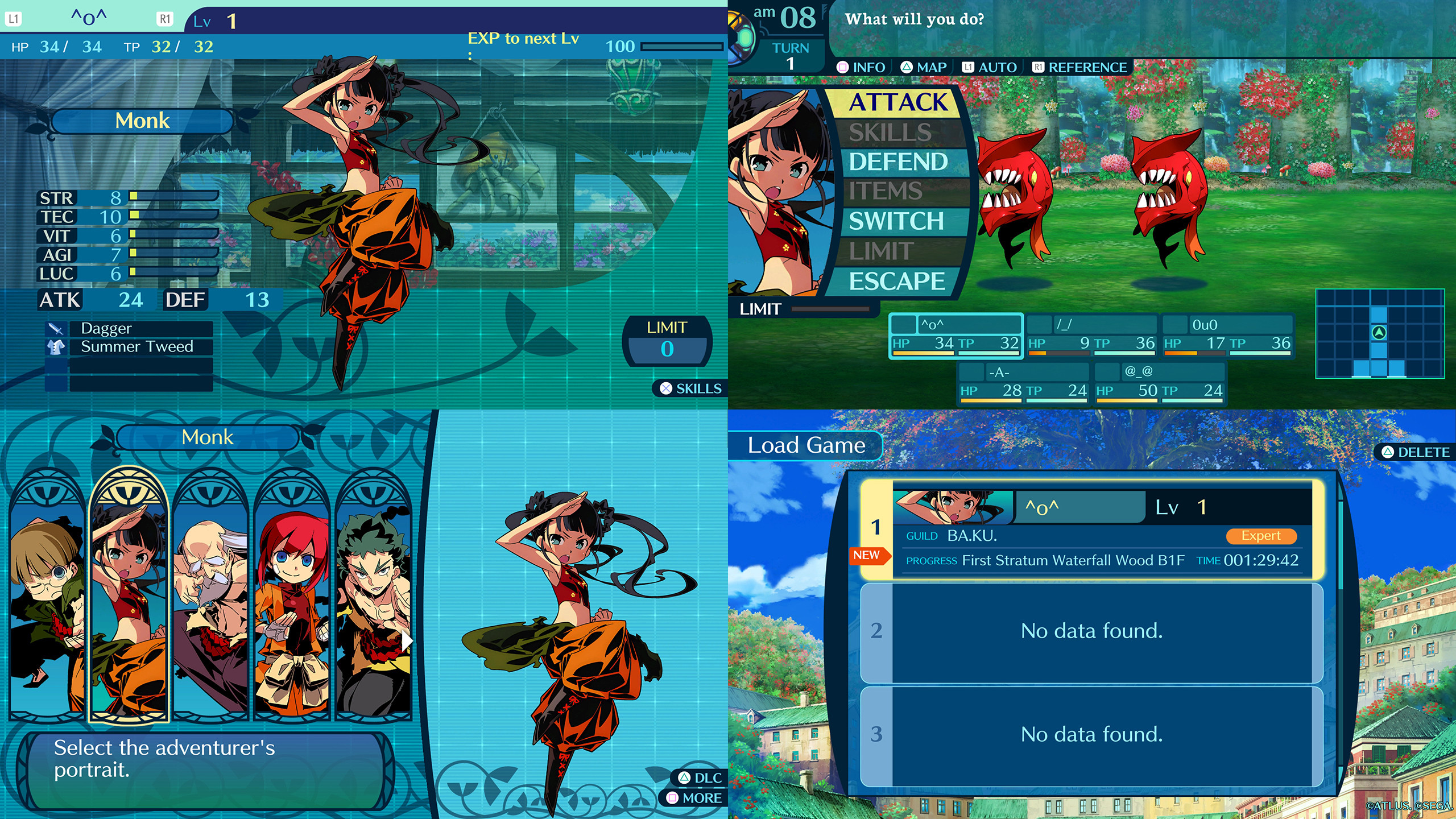 Portrait Bundle [Replacer] v2 Mod for Etrian Odyssey III HD | EO3HD Mods