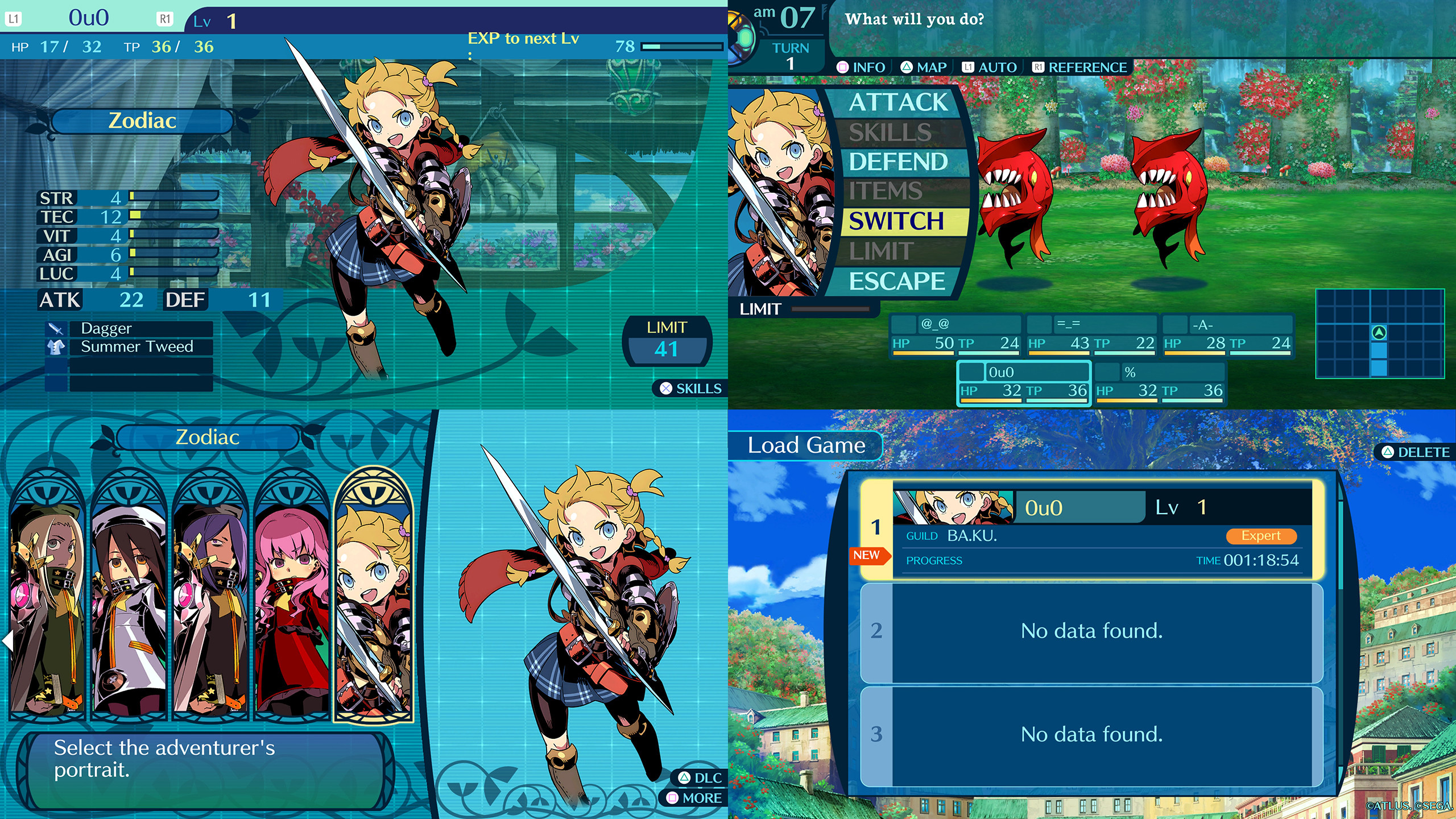 Portrait Bundle [Replacer] v2 Mod for Etrian Odyssey III HD | EO3HD Mods