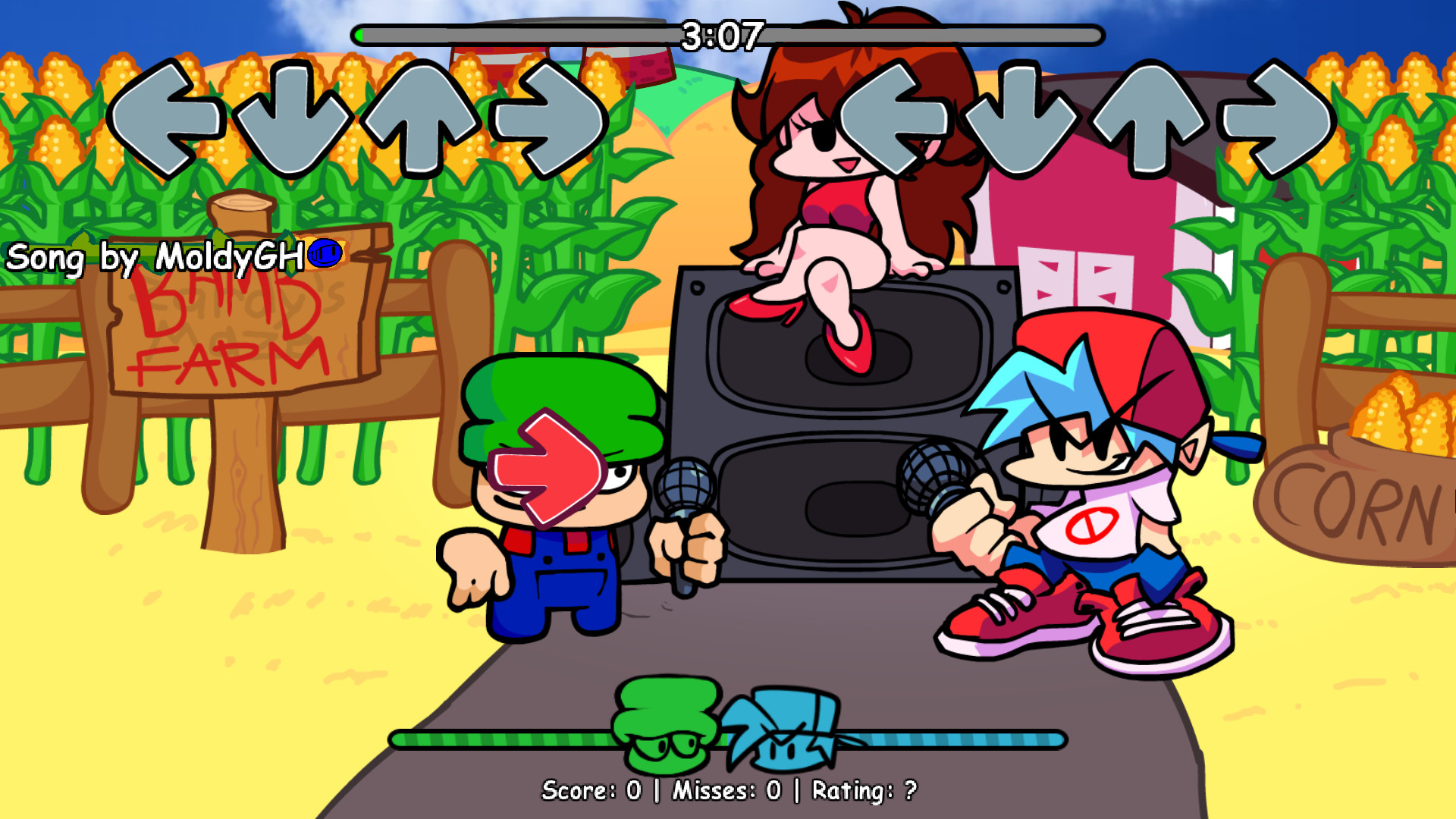 (ALPHA) Dave & Bambi 3.0 on Psych Engine Mod for Friday Night Funkin' | FNF Mods