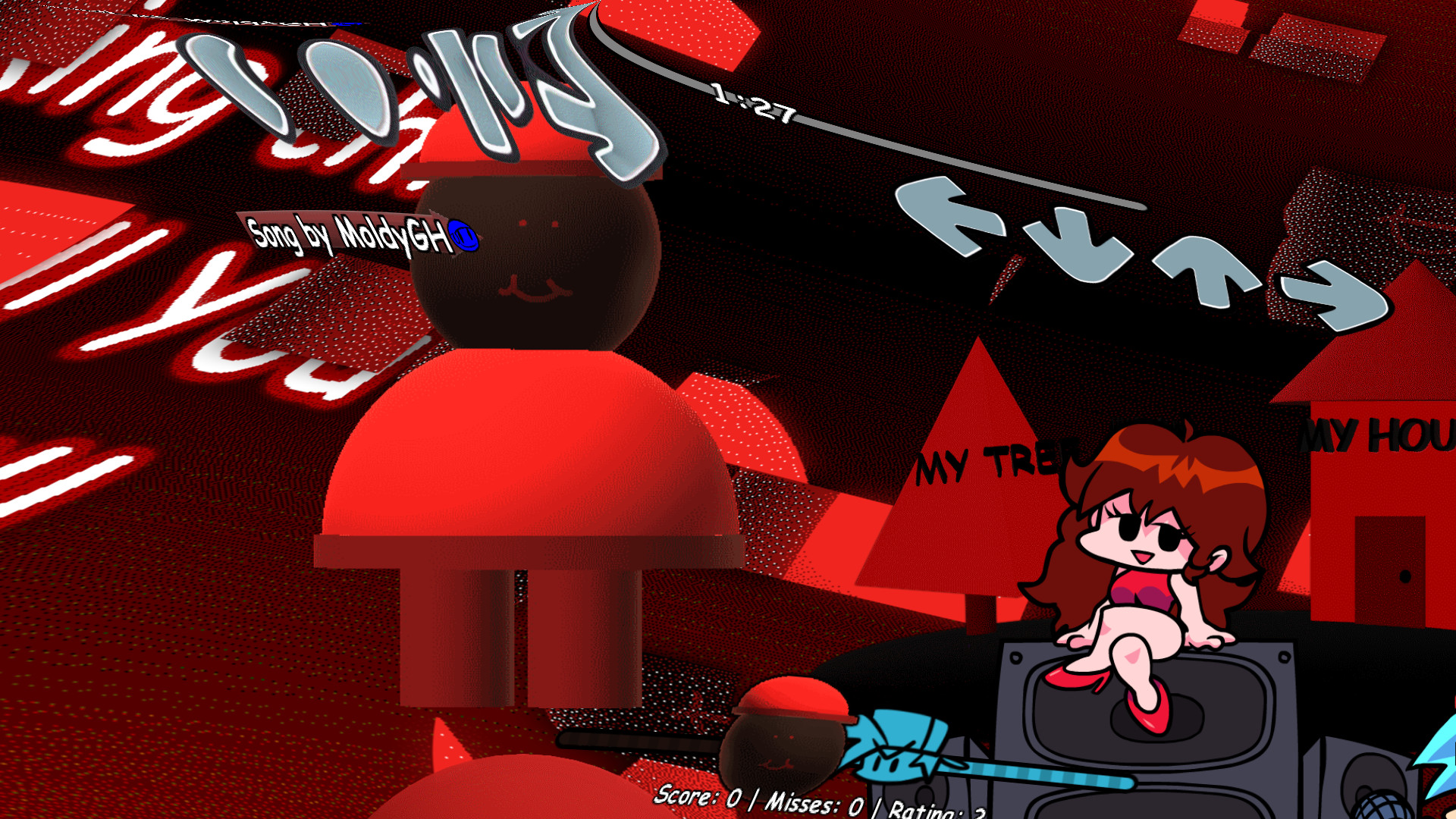 (ALPHA) Dave & Bambi 3.0 on Psych Engine Mod for Friday Night Funkin' | FNF Mods