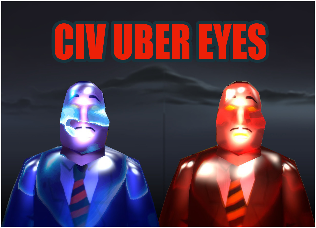 Civilian Glowing Uber Eyes [Pre-Fortress 2] [Mods]