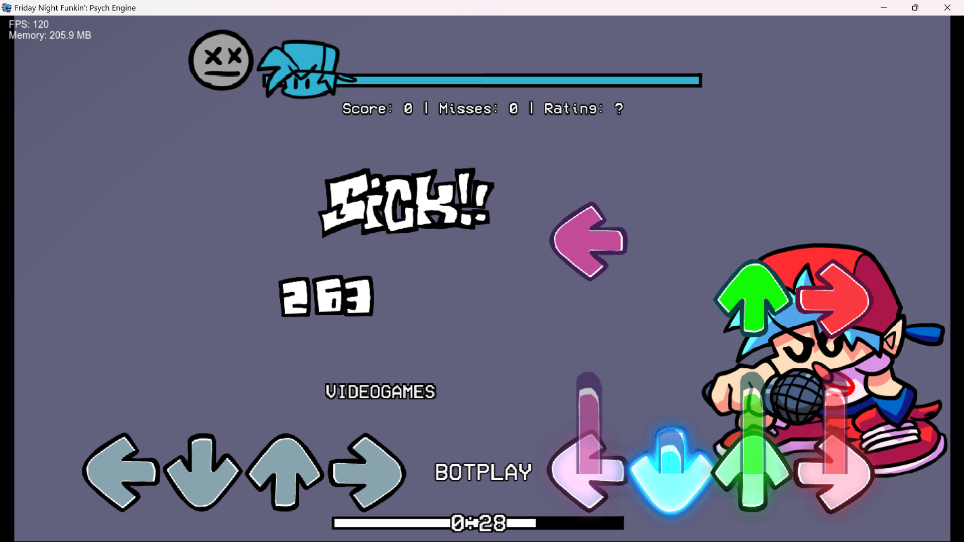 Videogames by Tenacious D FNF Chart Mod for Friday Night Funkin' | FNF Mods