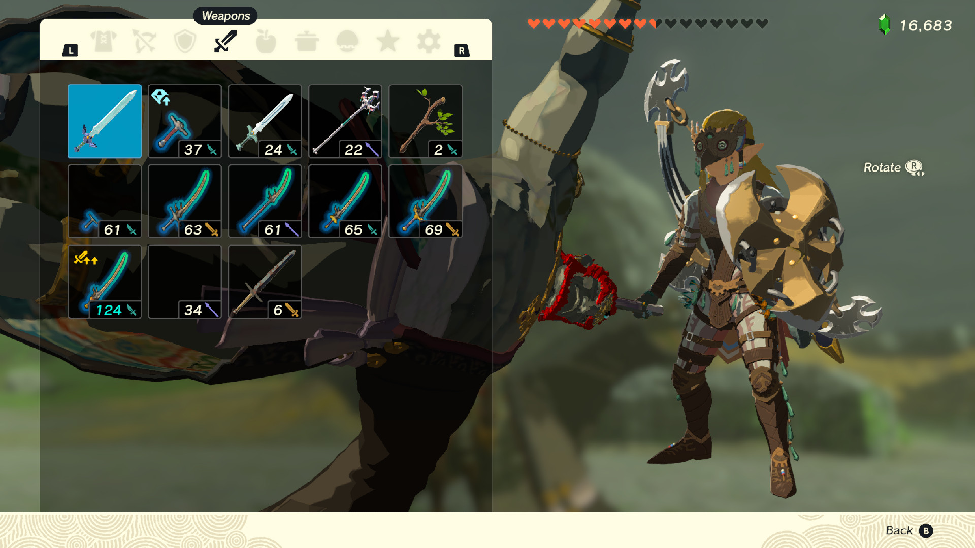 Ganondorf Over Master Sword Mod for The Legend of Zelda: Tears of the ...