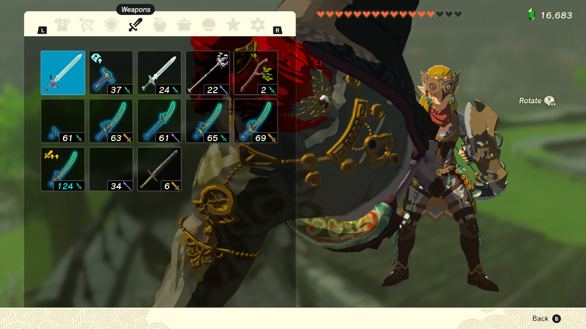 Ganondorf Over Master Sword Mod for The Legend of Zelda: Tears of the ...