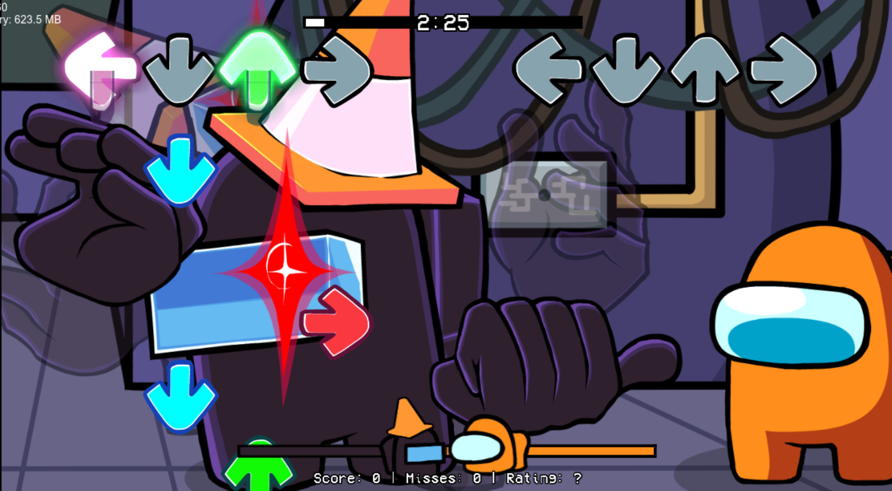 Black imposter sprites (FLA available) Mod for Friday Night Funkin ...