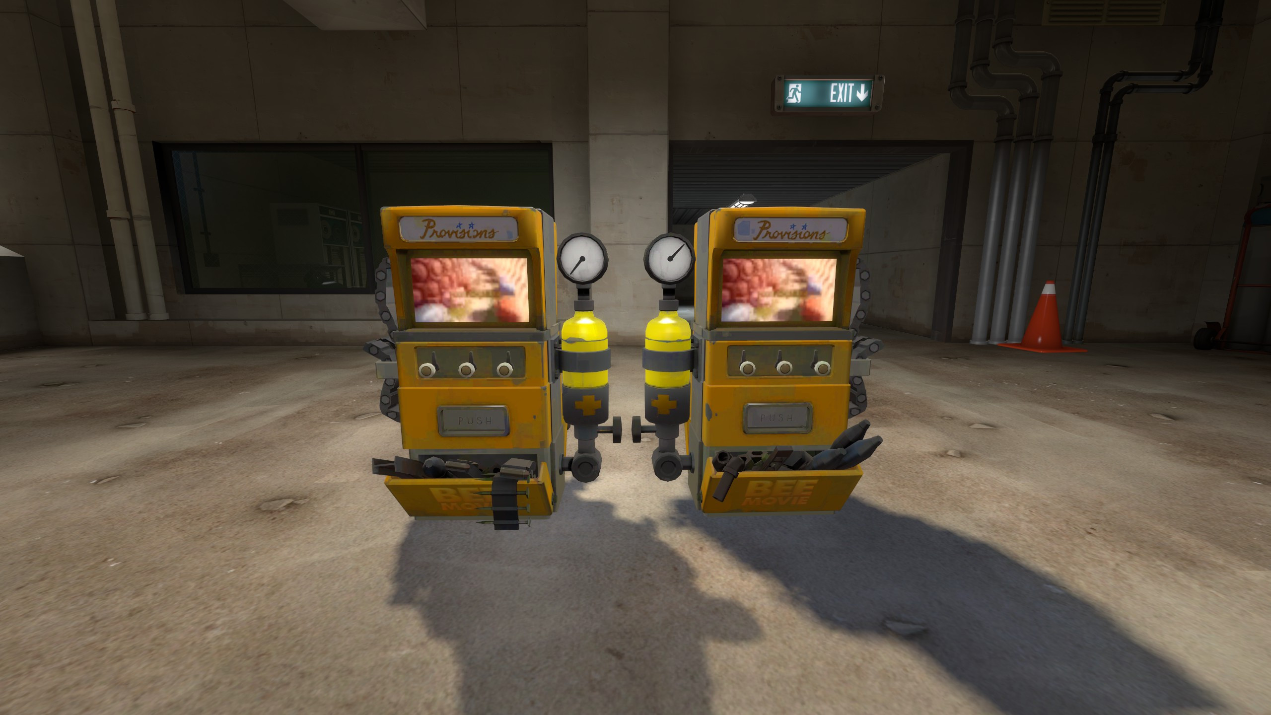 Bee Movie and Shrek dispenser screen Mod for Team Fortress 2 | TF2 Mods