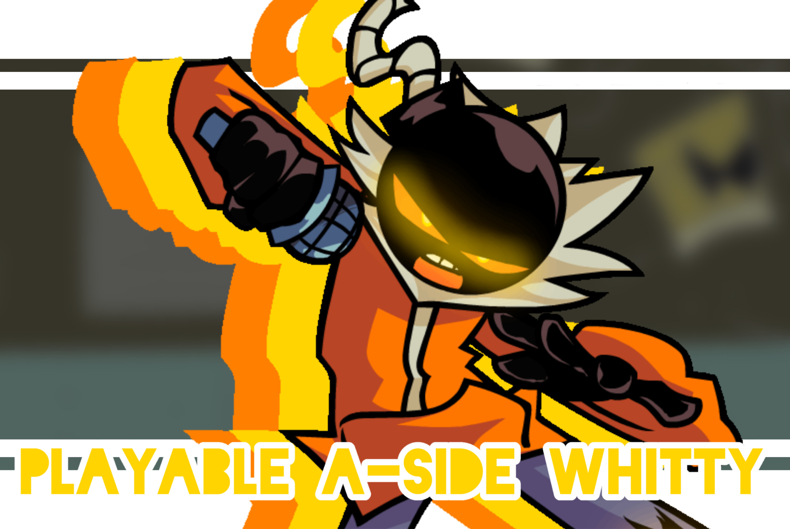 Playable A-Side Whitty Mod for Friday Night Funkin' | FNF Mods