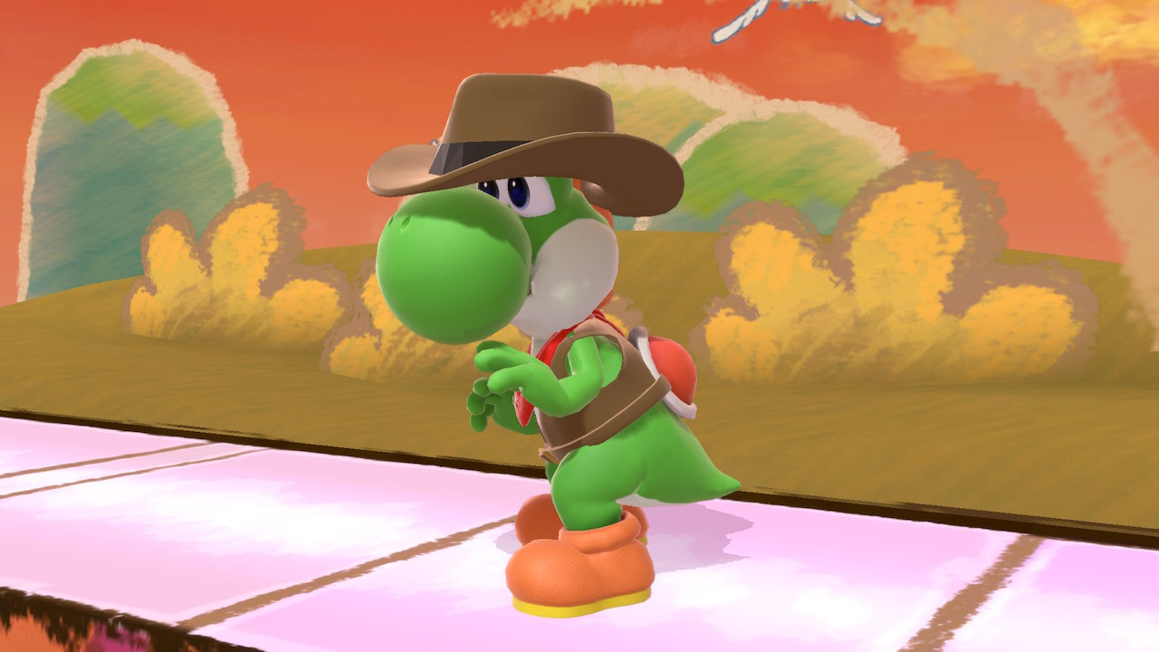 Cowboy Yoshi Mod for Super Smash Bros. Ultimate | SSBU Mods