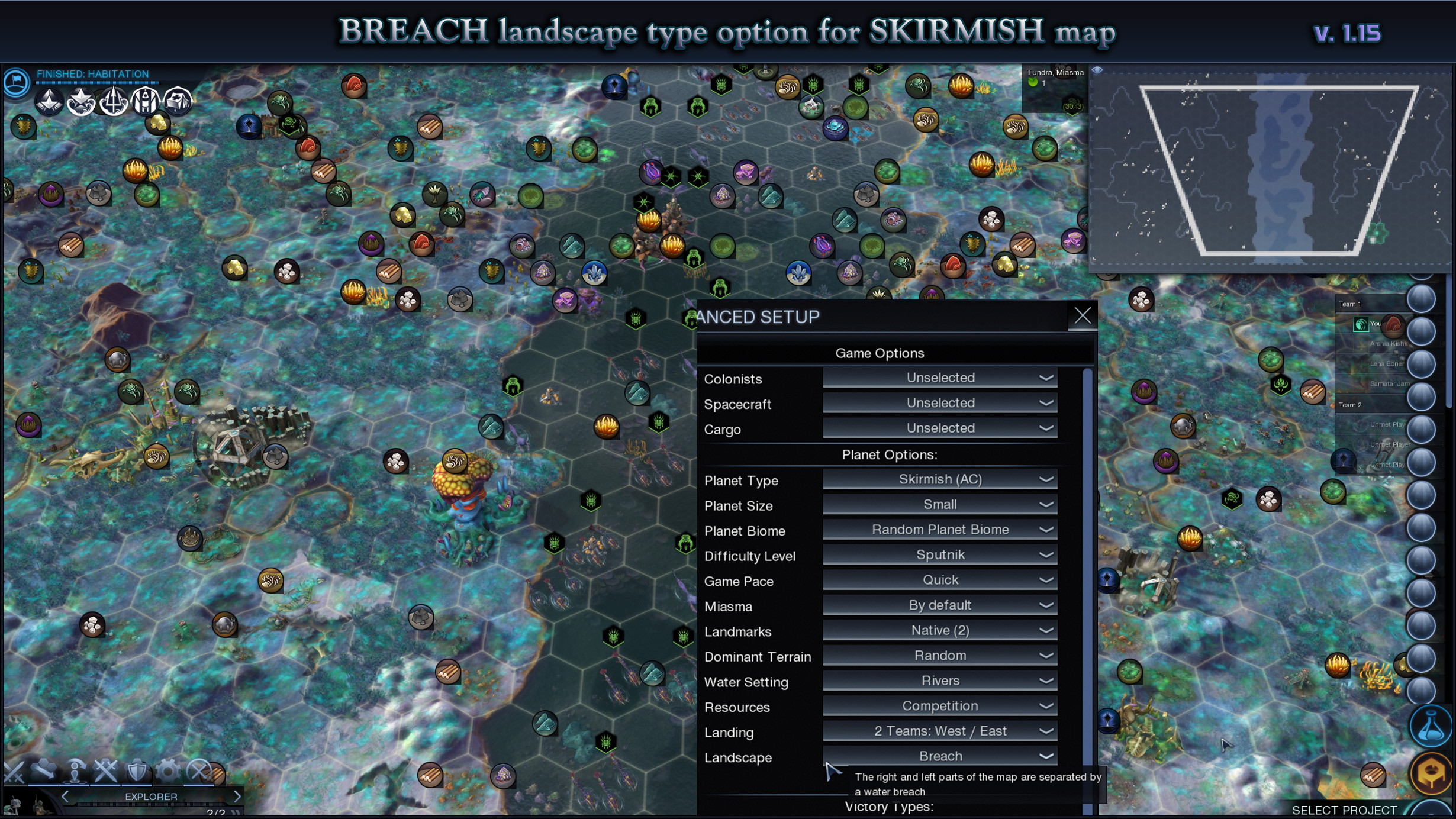 Anchor Ceti DLC 1.15 Mod for Civilization: Beyond Earth | CivBE Mods