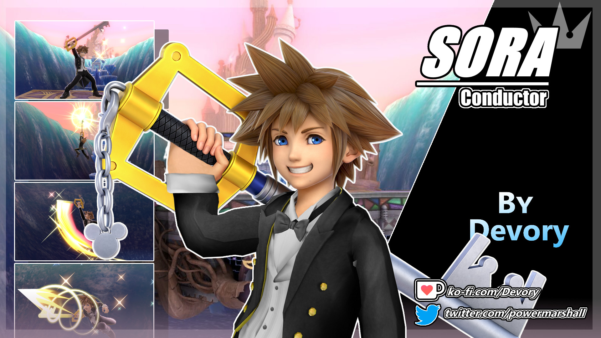 Conductor Sora Mod for Super Smash Bros. Ultimate | SSBU Mods