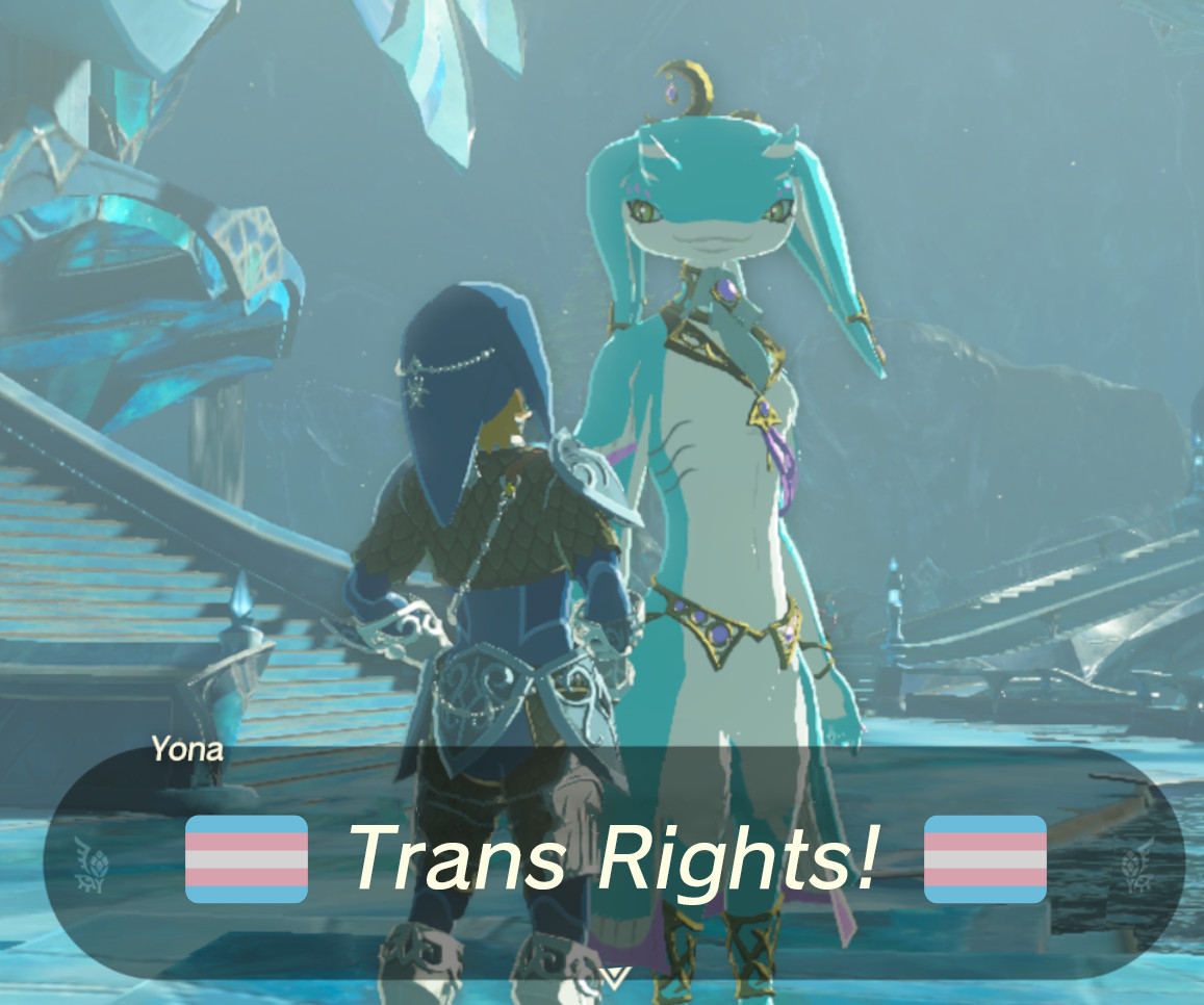 Blue Yona Recolor - Yona Trans Pride Recolor! Mod for The Legend of ...