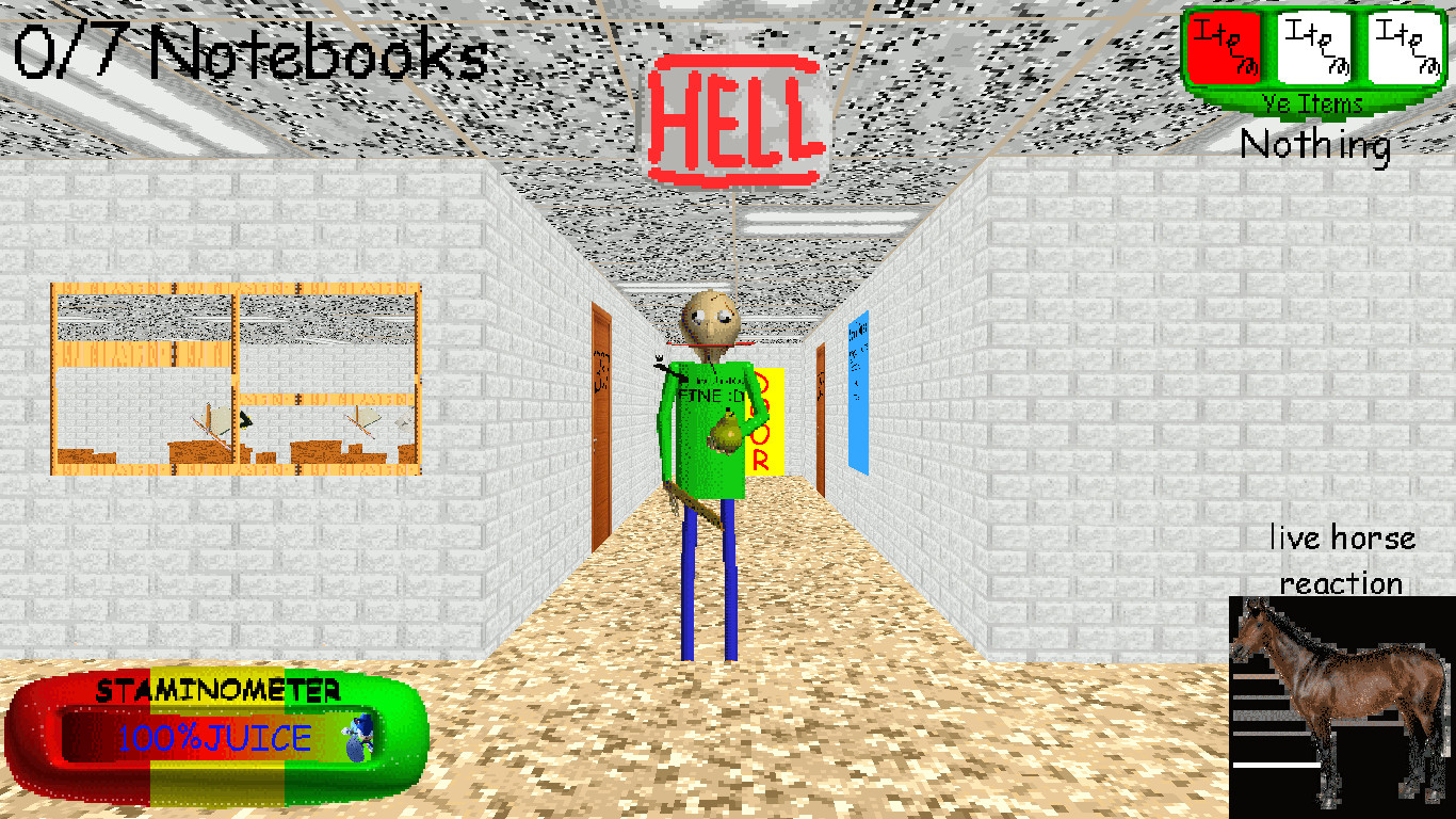 Baldi Goes Insane or something Mod for Baldi's Basics | Baldi Mods