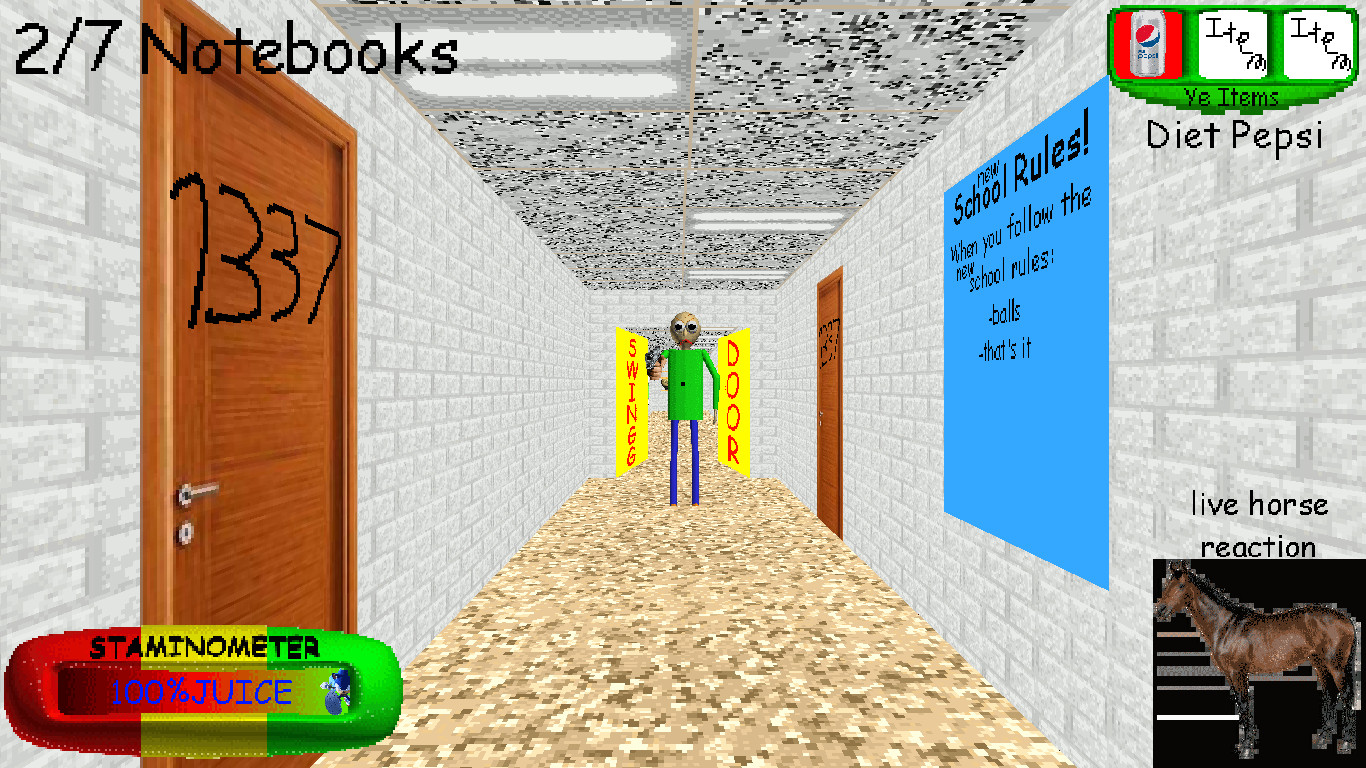 Baldi Goes Insane or something Mod for Baldi's Basics | Baldi Mods