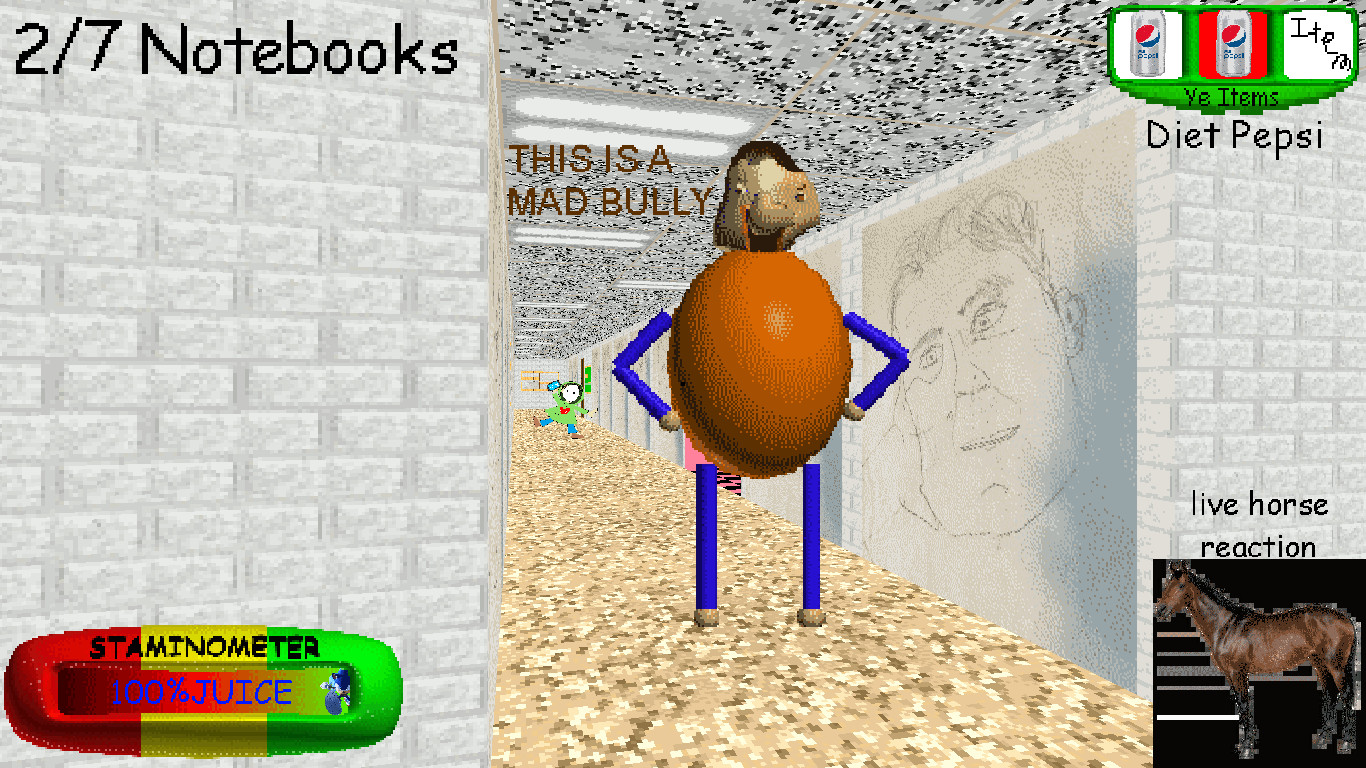 Baldi Goes Insane or something Mod for Baldi's Basics | Baldi Mods