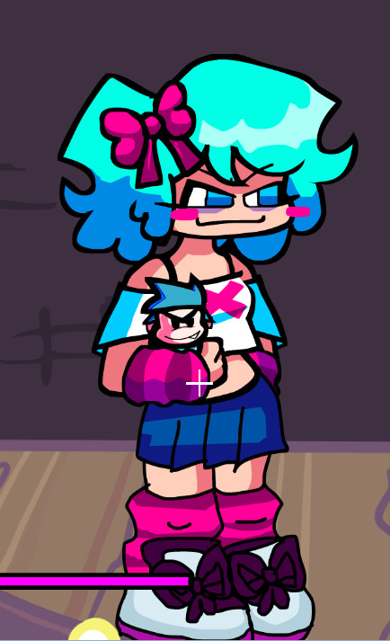 Miko but she ain't sitting down Mod for Friday Night Funkin' | FNF Mods