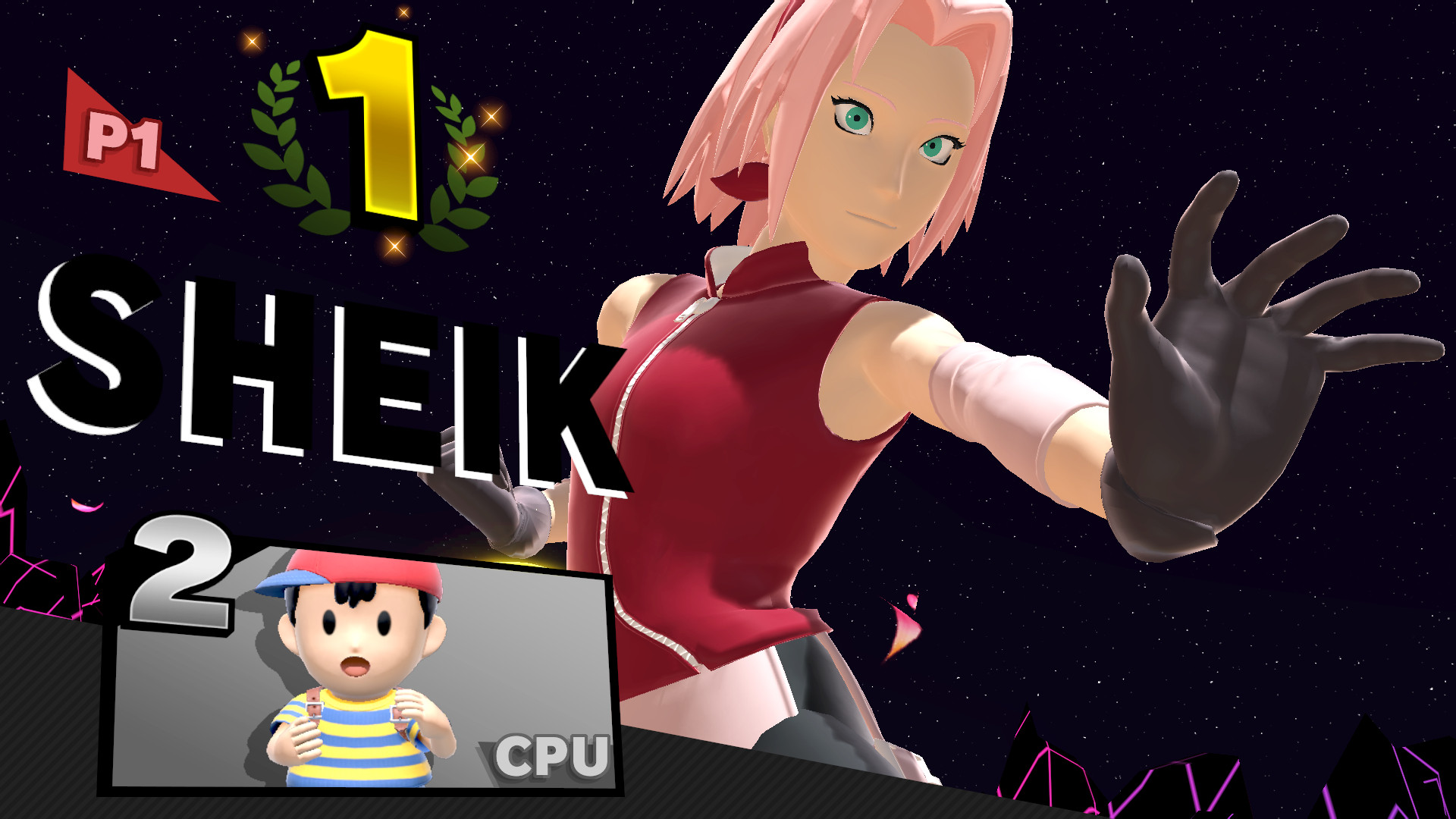 Sakura over Sheik Mod for Super Smash Bros. Ultimate | SSBU Mods