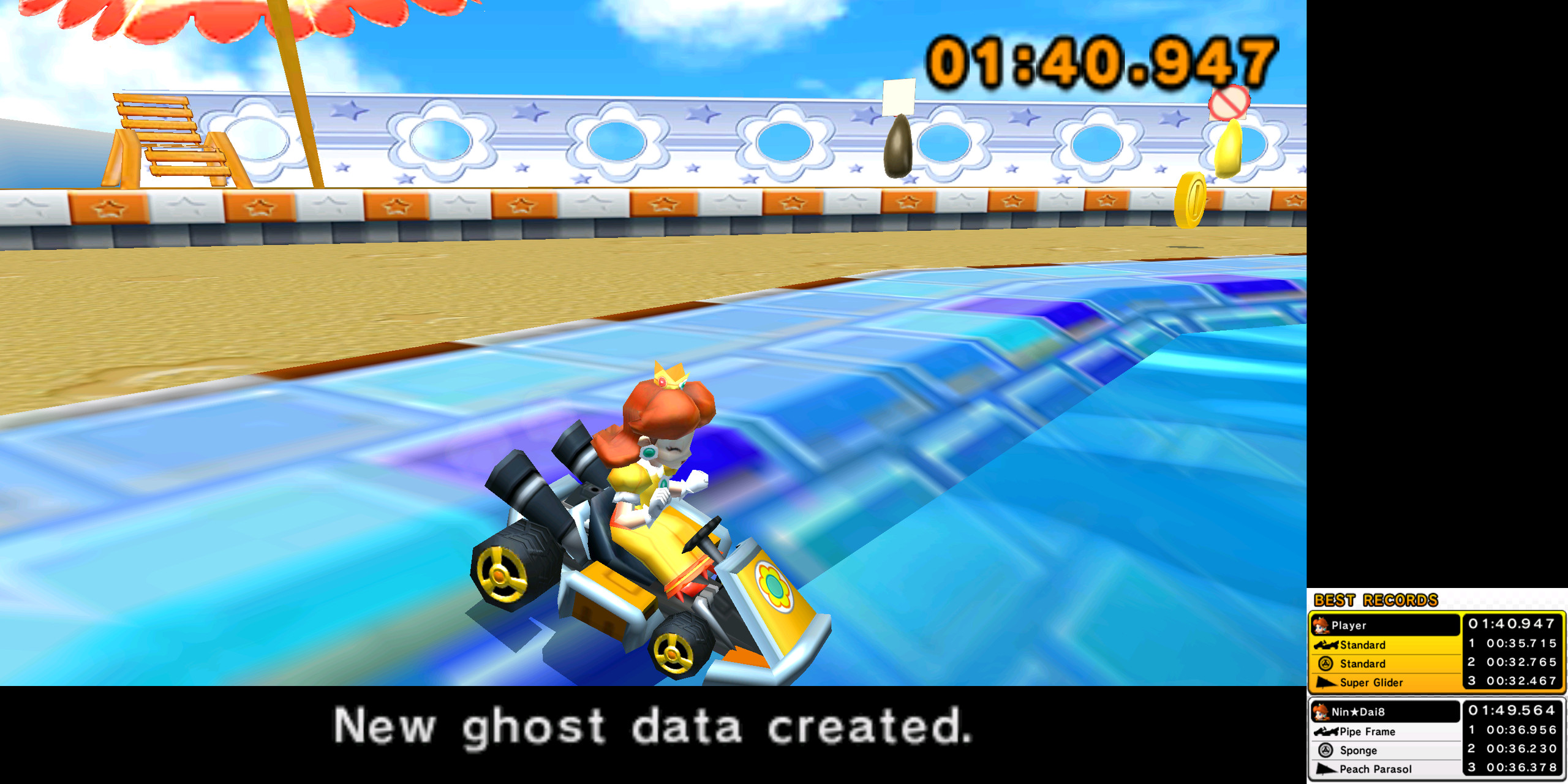 (Mario Party: Island Tour) Daisy Mod for Mario Kart 7 | MK7 Mods