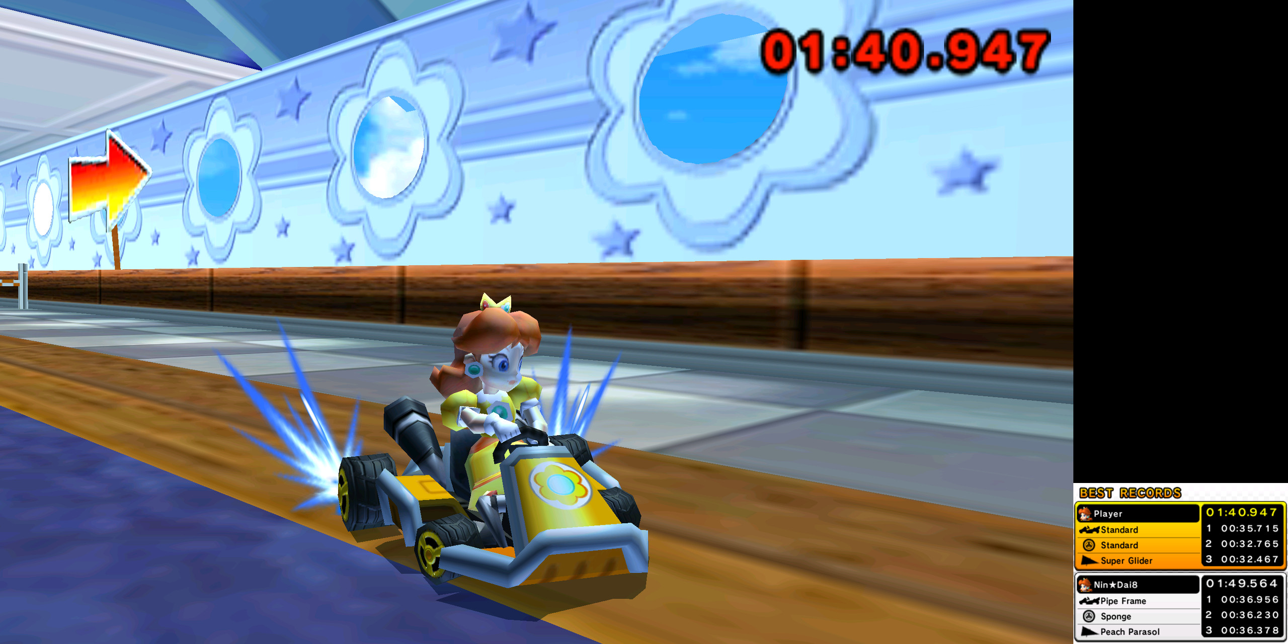 (Mario Party: Island Tour) Daisy Mod for Mario Kart 7 | MK7 Mods