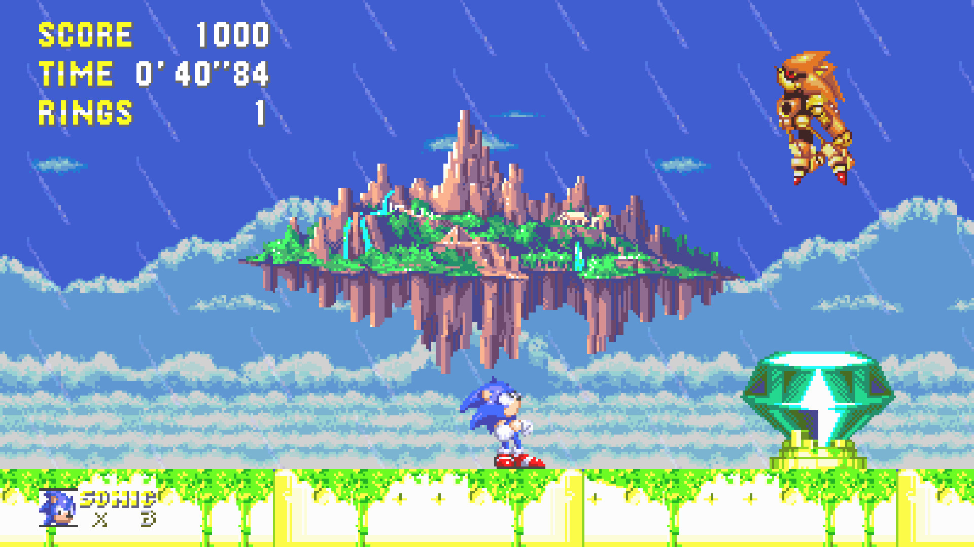 Mechal Sonic Over Mecha Sonic Mod for Sonic 3 A.I.R. | S3AIR Mods