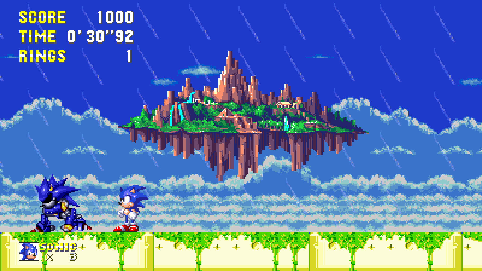 Mechal Sonic Over Mecha Sonic Mod for Sonic 3 A.I.R. | S3AIR Mods